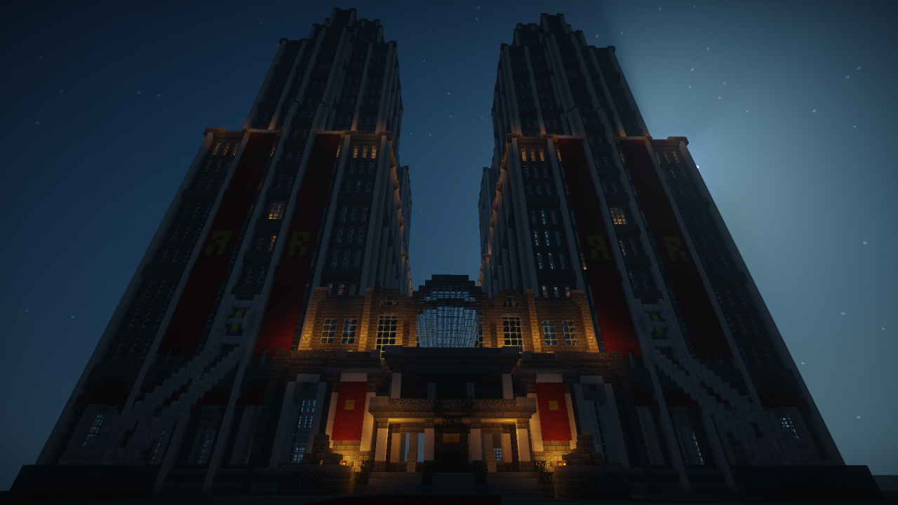 New Gotham (From Batman Arkham Origins) Minecraft Map