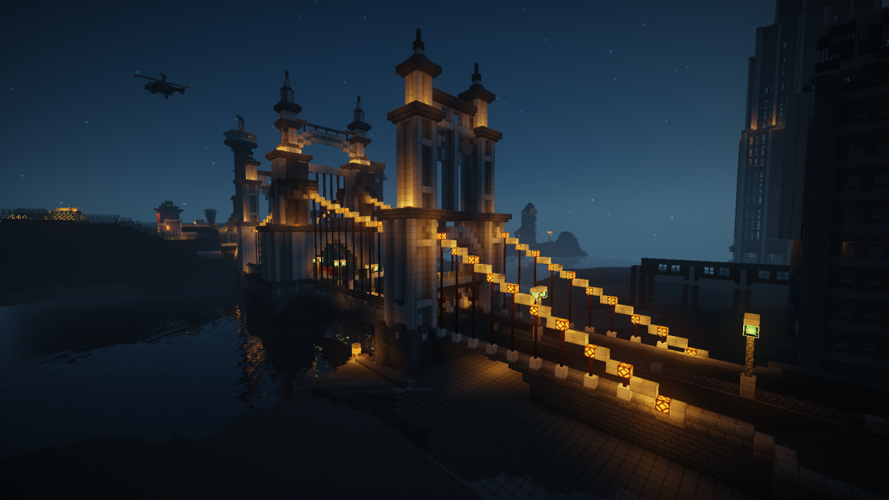 New Gotham (From Batman Arkham Origins) Minecraft Map