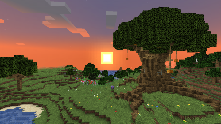 mega-tree treehouse [OLD] Minecraft Map