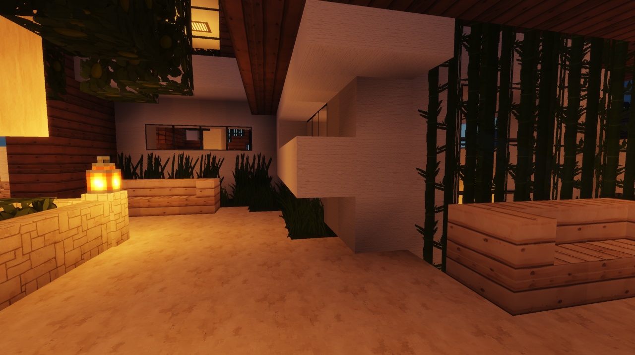 Realistic Modern Beach House Minecraft Map