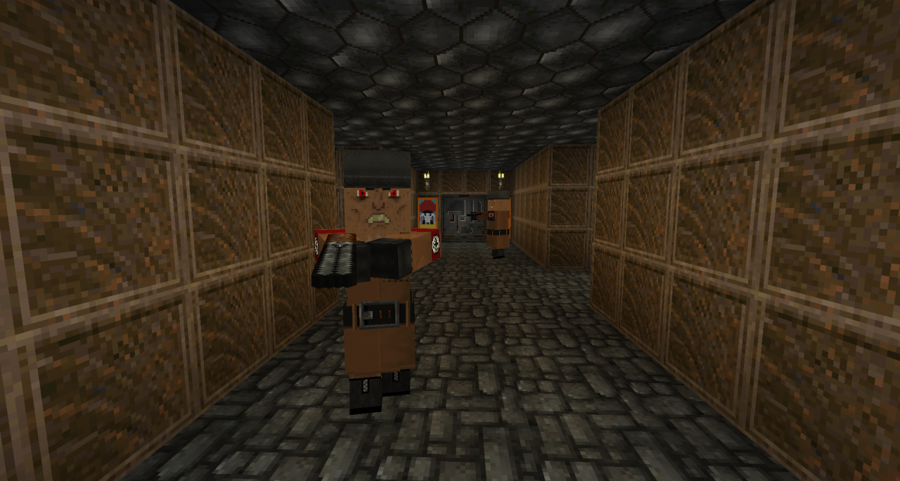 Get Psyched - A Wolfenstein 3D Project Minecraft Map