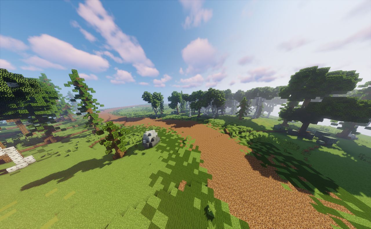 Beautiful Forest Warzone [512x512] Minecraft Map