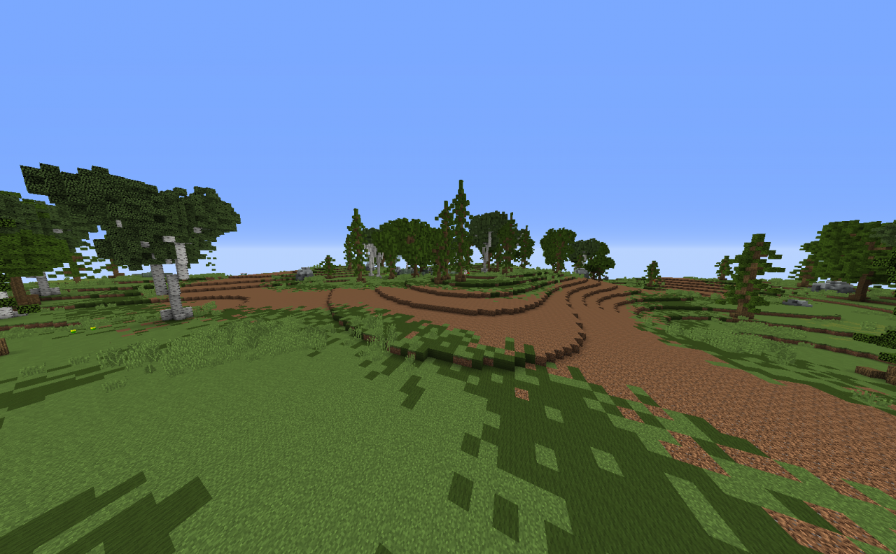 Beautiful Forest Warzone [512x512] Minecraft Map