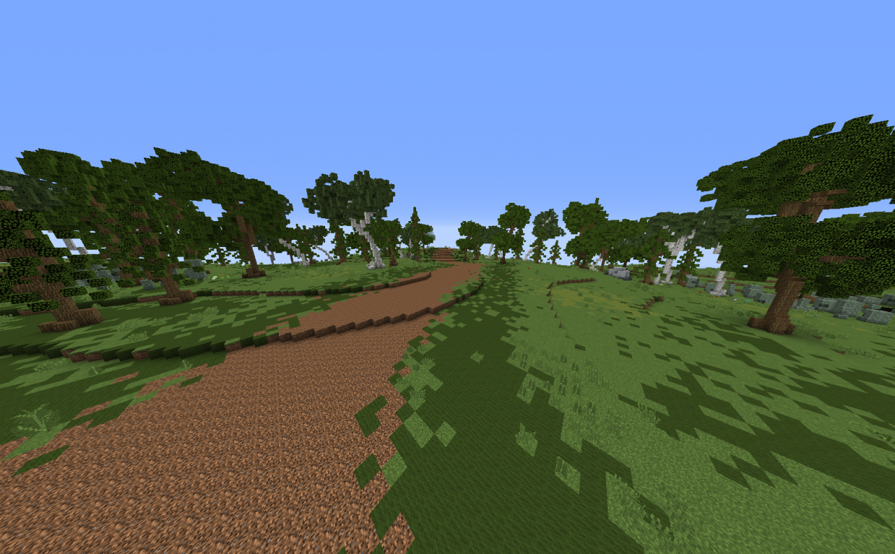 Beautiful Forest Warzone [512x512] Minecraft Map