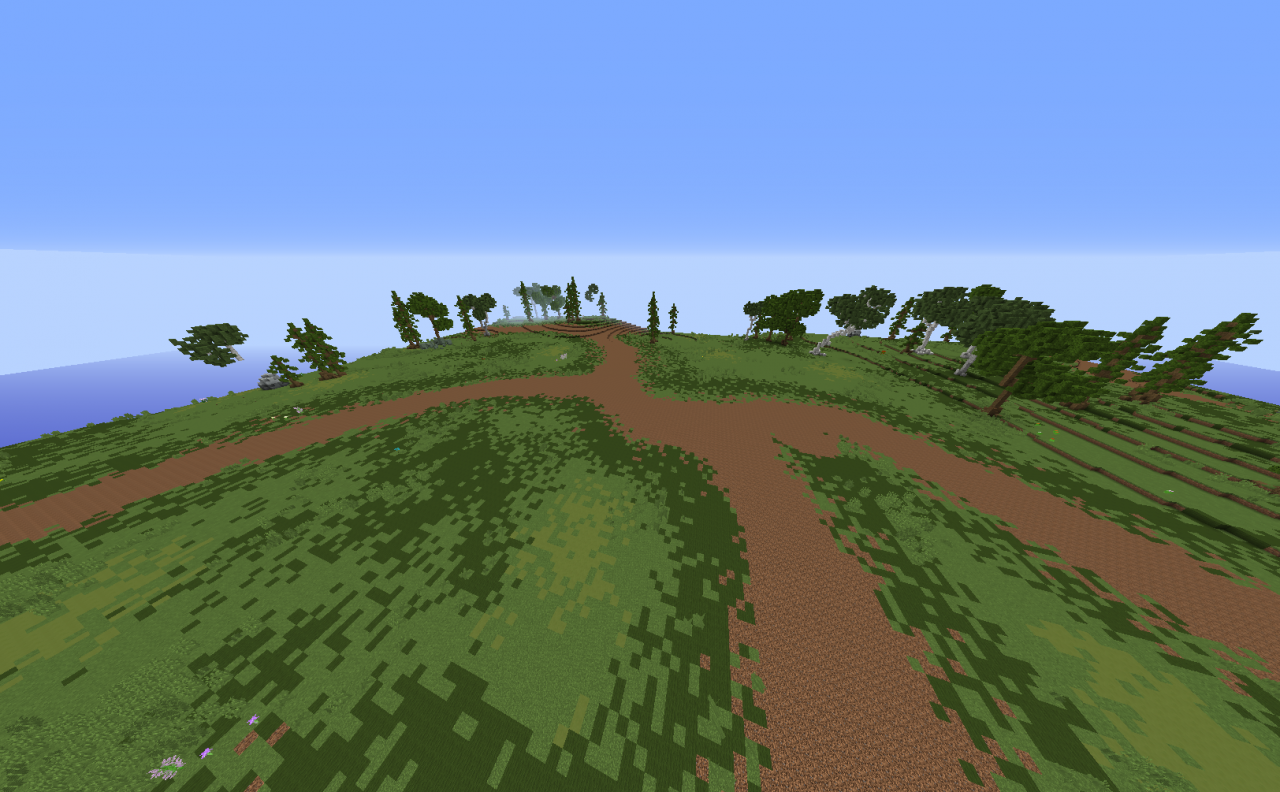 Beautiful Forest Warzone [512x512] Minecraft Map