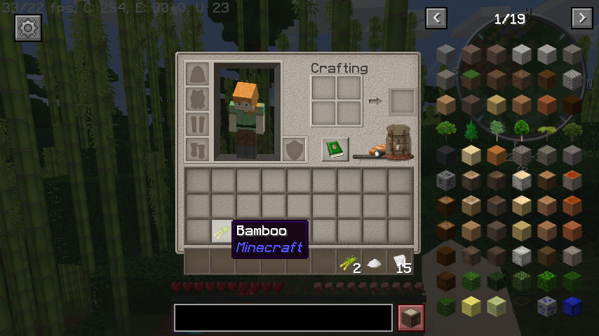 bamboo to sugar Minecraft Data Pack