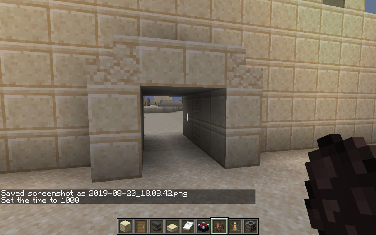 Fortified and improved desert villiage Minecraft Map