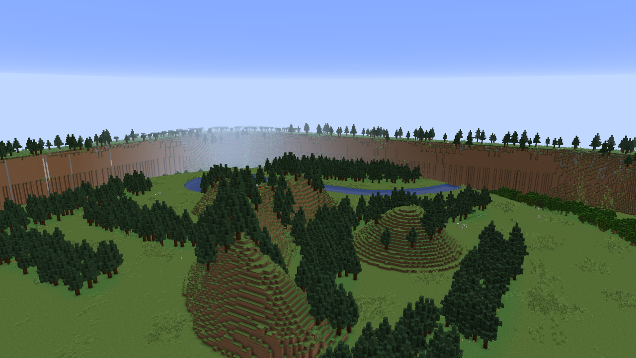 The Hidden Mountain Minecraft Map