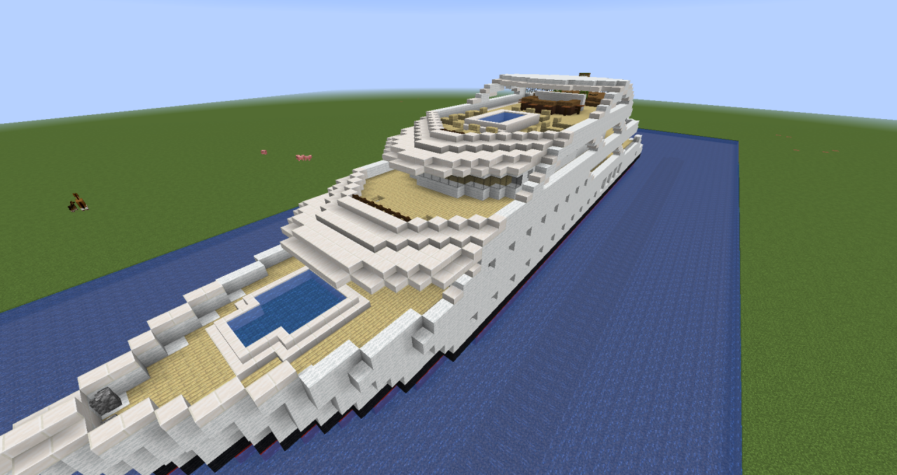 Ship/yacht 2. Minecraft Map