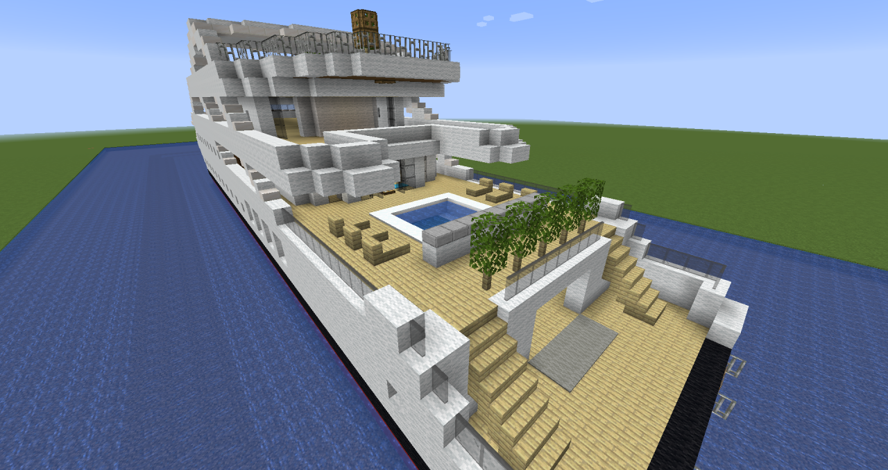 Ship/yacht 2. Minecraft Map