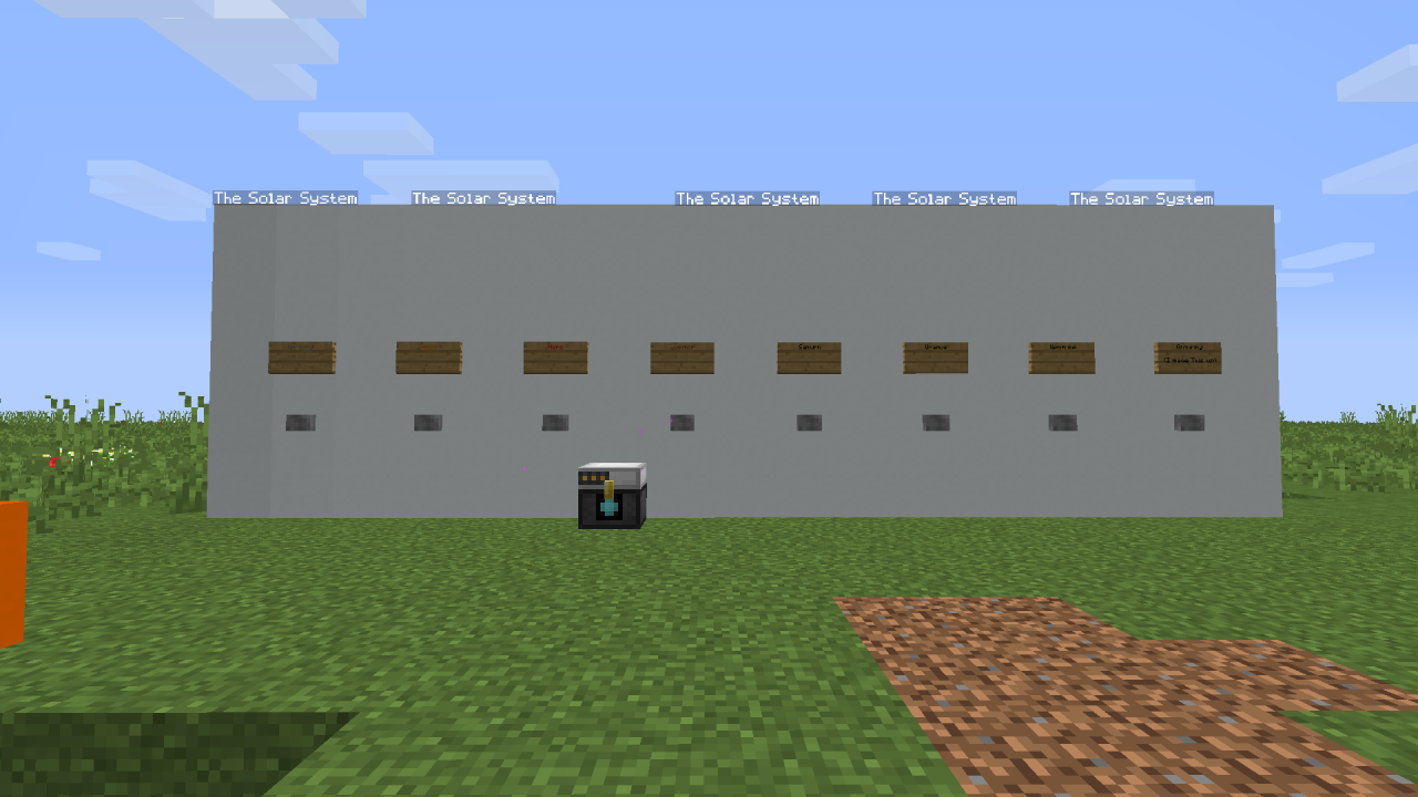 The Solar System Minecraft Map