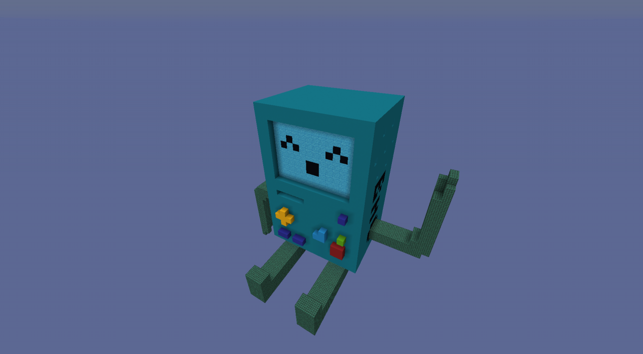 giant BMO Minecraft Map