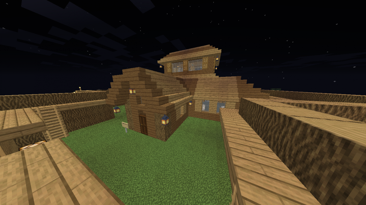 Basic Wooden House Minecraft Map