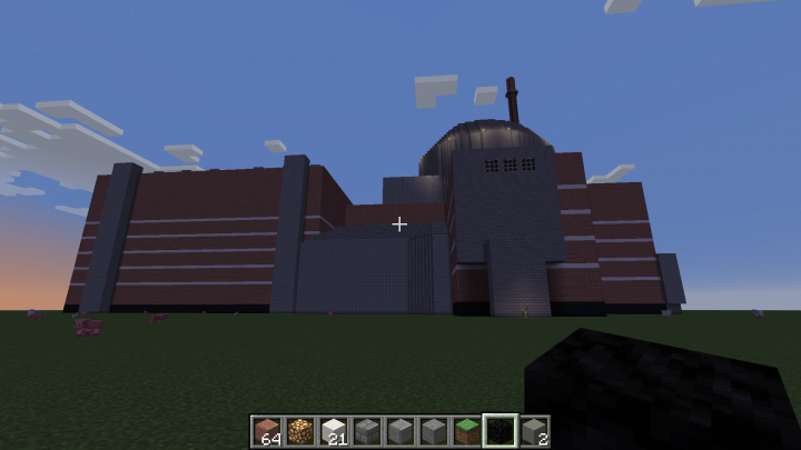 EPR nuclear reactor Minecraft Map
