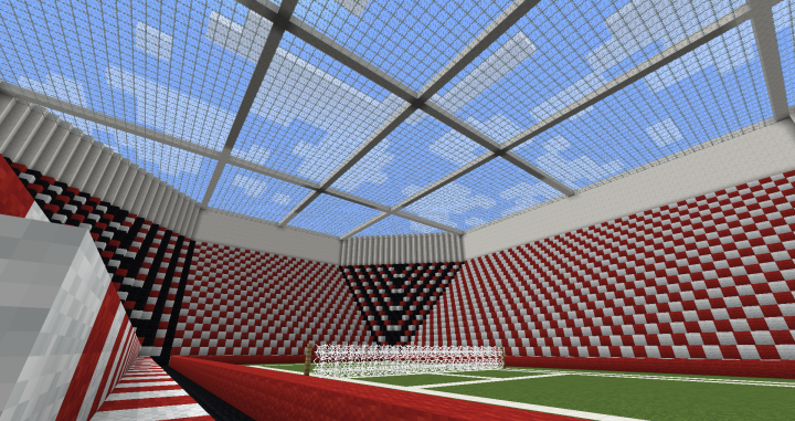 Simple modern tennis stadium Minecraft Map