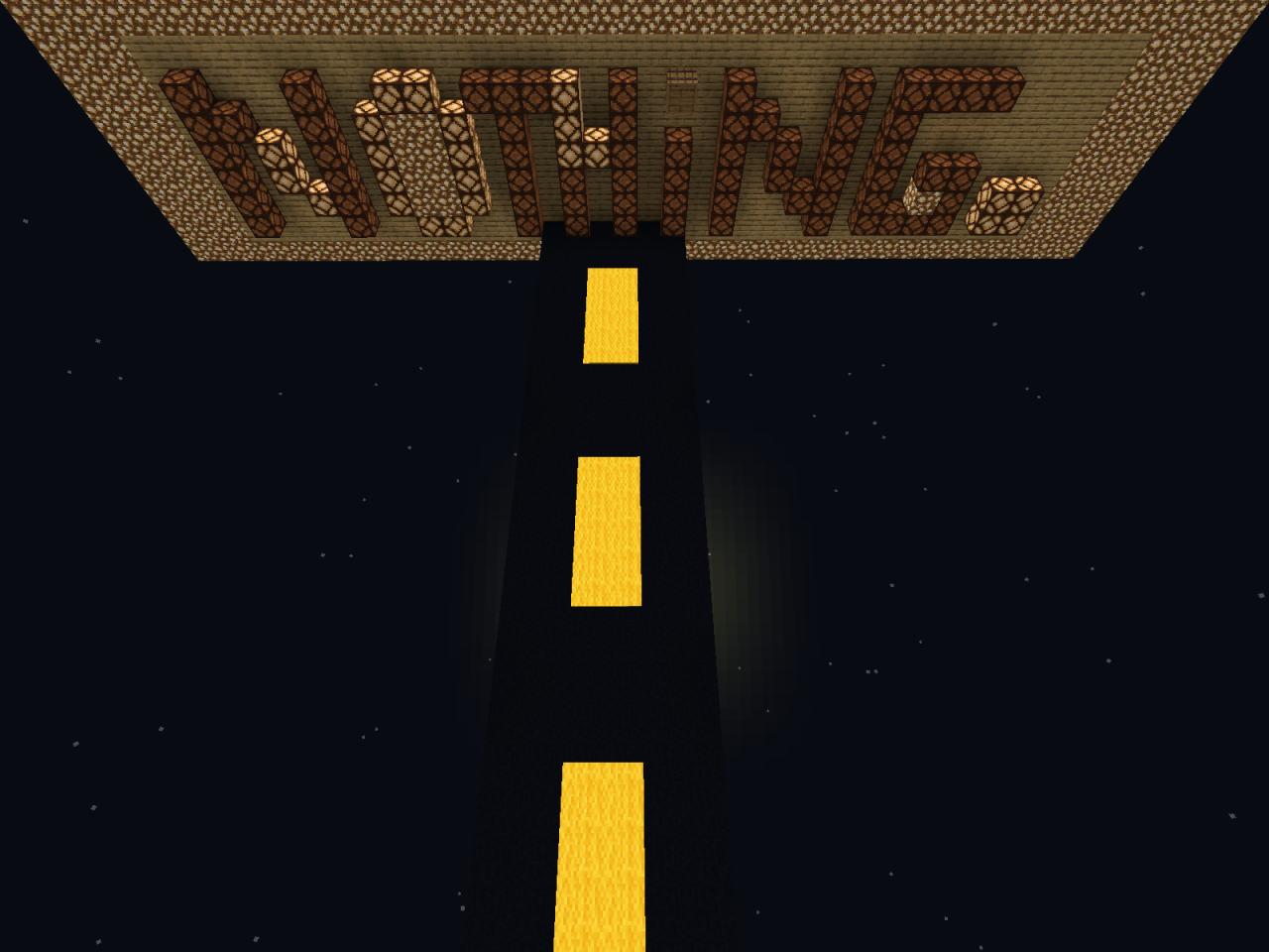 Nothing. Minecraft Map