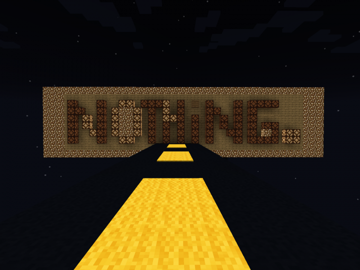 Nothing. Minecraft Map