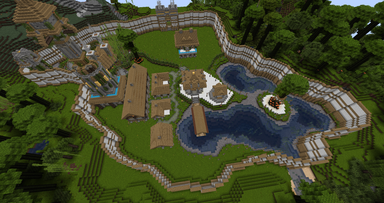 Steam Village Minecraft Map