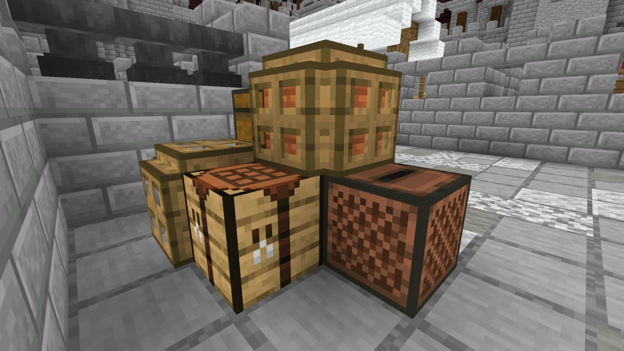 Vanilla 3D Layers + Random Colored Mobs 1.14 Minecraft Texture Pack