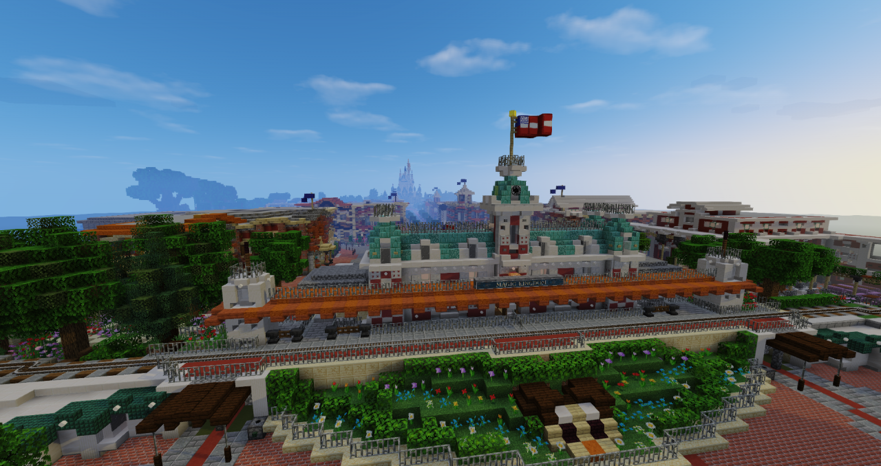 Disneys Magic Kingdom Minecraft Map