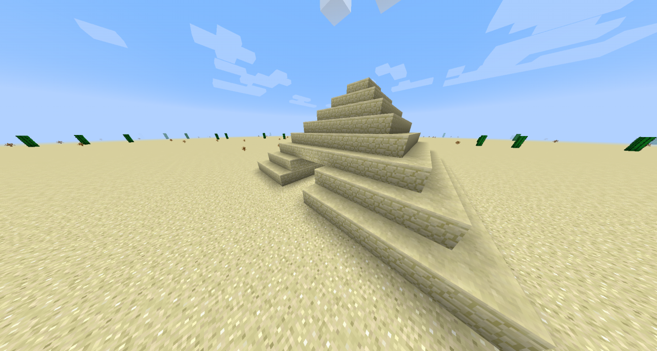 Lost in a Pyramid Before First Block Minecraft Map