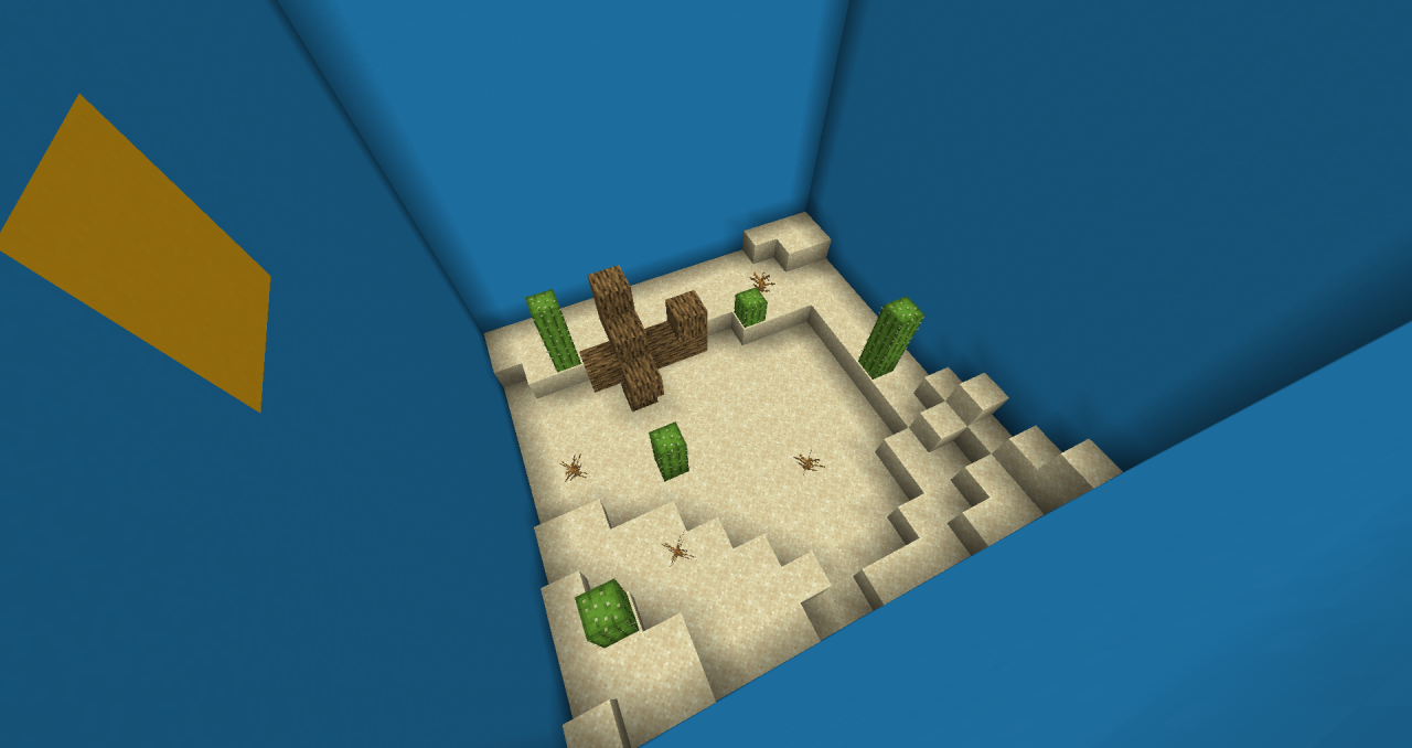 [Puzzle map test] Dimension hopping Minecraft Map