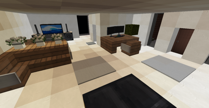 Modern house + Elevator by ninjakiller160 Minecraft Map