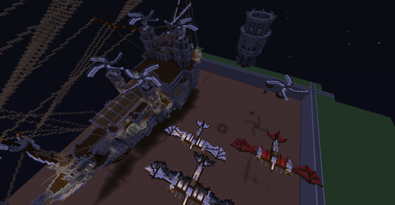 Castles + Ships Project Minecraft Map