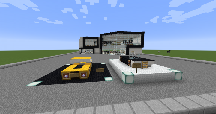 Mercedes-benz dealership Minecraft Map