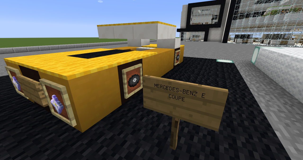 Mercedes-benz dealership Minecraft Map