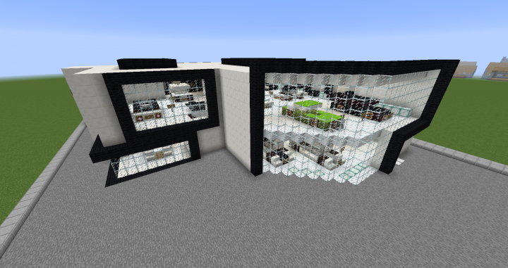 Mercedes-benz dealership Minecraft Map