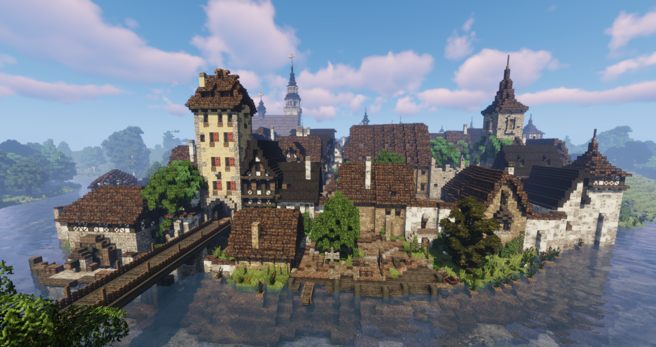 Haderbach [realistic German town] Minecraft Project