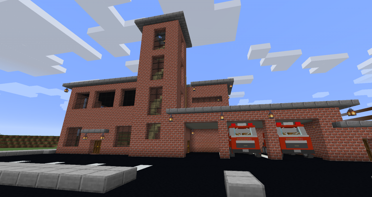 fire station inspiered by Oytz Minecraft Map