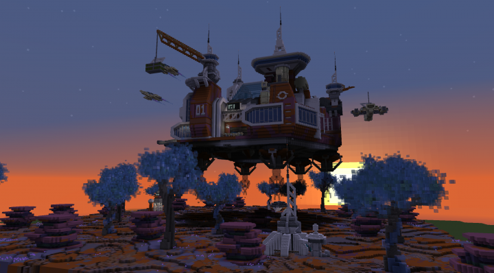 "Nunsianna" A-04 | Intergalactic Space Facility Minecraft Map