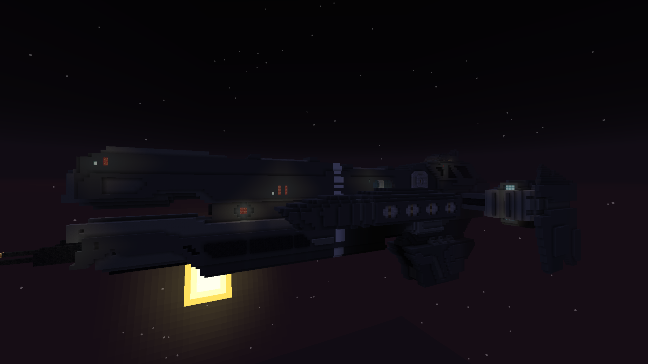 UNSC Nevada-class Heavy Frigate Minecraft Map