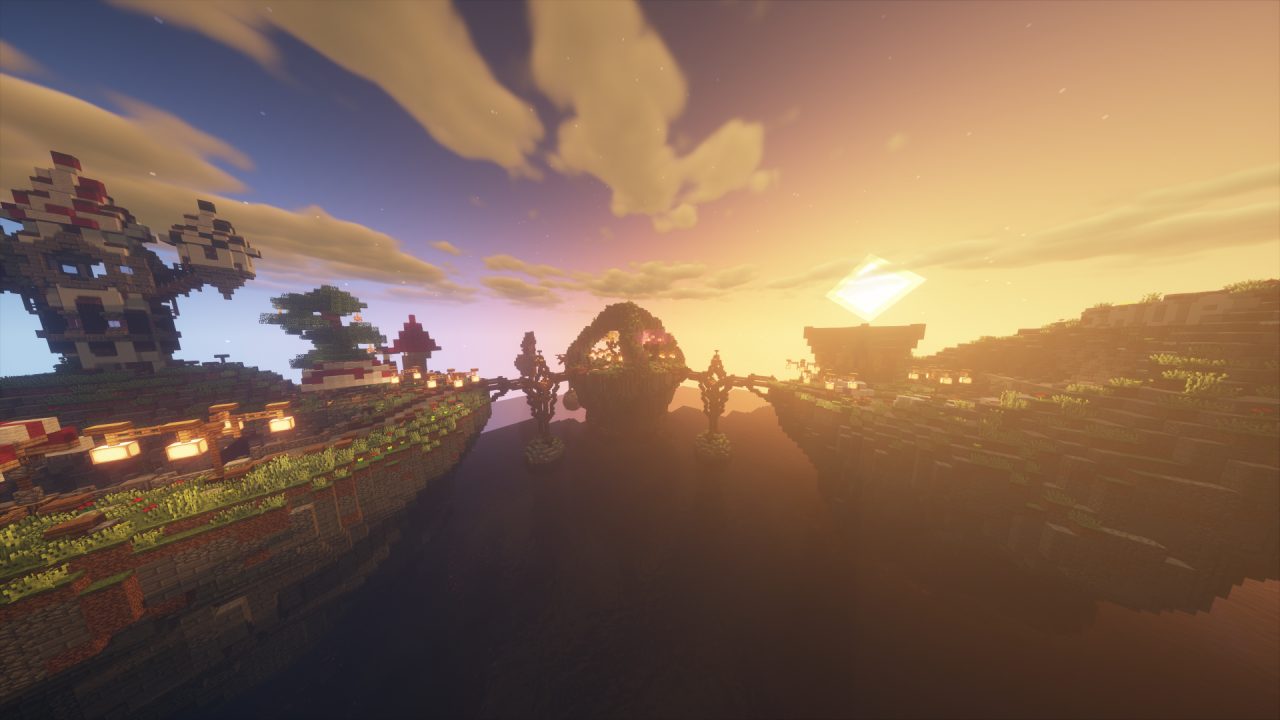 4 Islands Spawn Minecraft Map