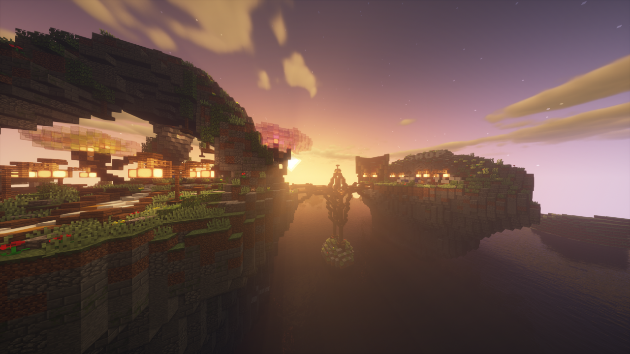 4 Islands Spawn Minecraft Map