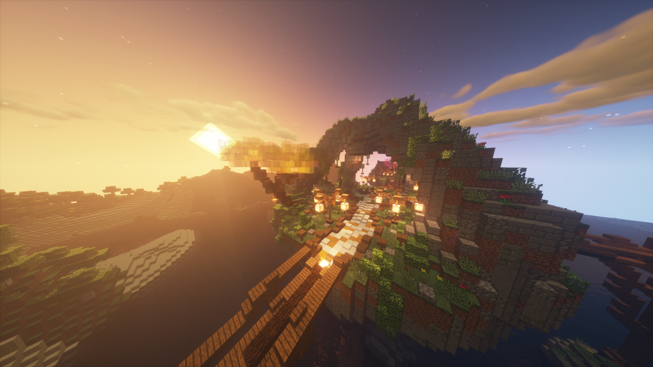 4 Islands Spawn Minecraft Map