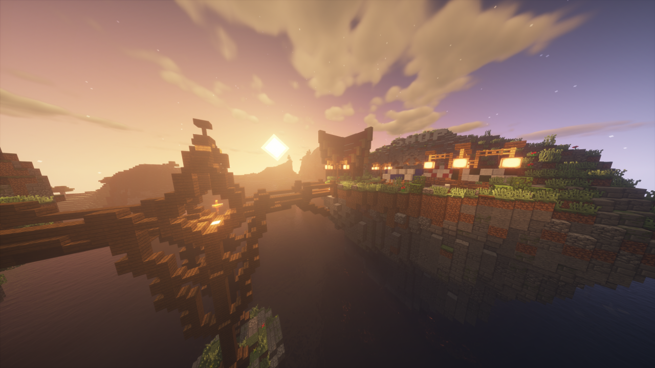 4 Islands Spawn Minecraft Map