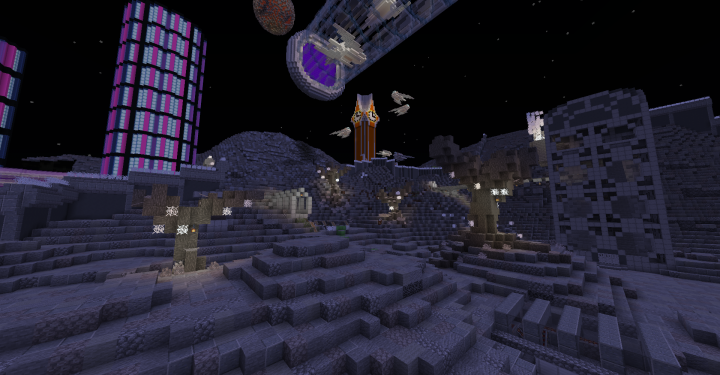 The Neon City Minecraft Map