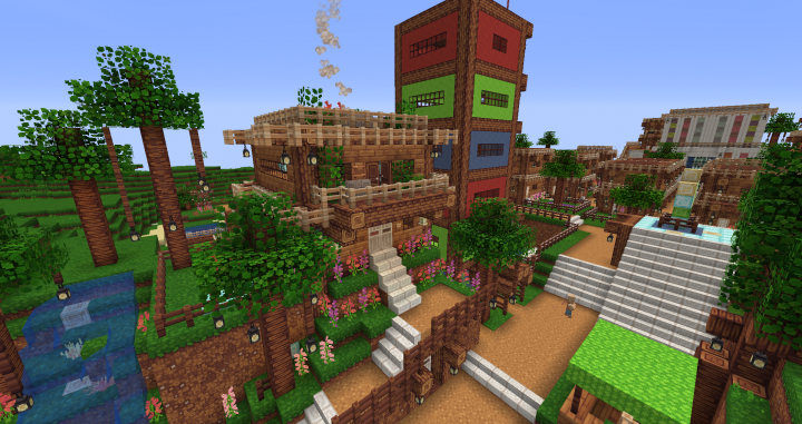 Mega Aldea Medieval Minecraft Map