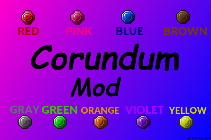 Corundum Mod(Ruby & Sapphire) Minecraft Mod