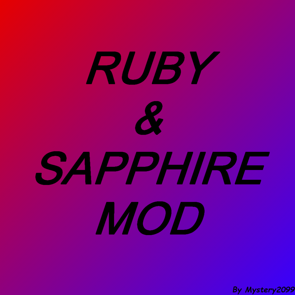 Corundum Mod(Ruby & Sapphire) Minecraft Mod