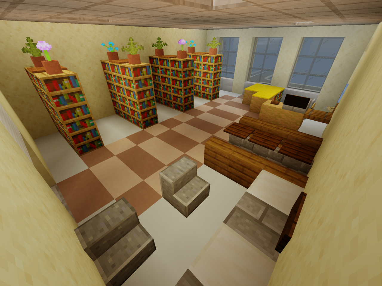 Tallinn Gymnasium/High school Minecraft Map