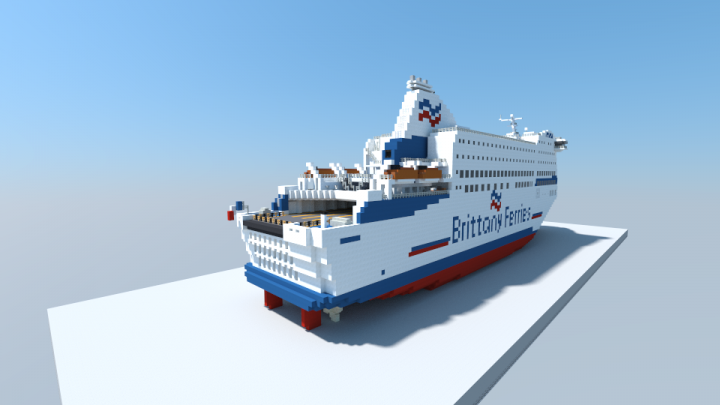 Armorique (1:1 Scale Ferry) Minecraft Map