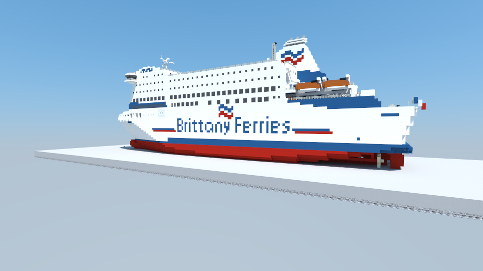 Armorique (1:1 Scale Ferry) Minecraft Map