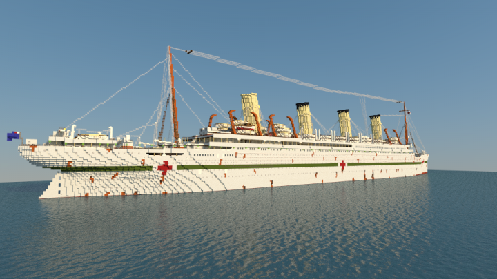 HMHS Britannic 1916 Minecraft Map