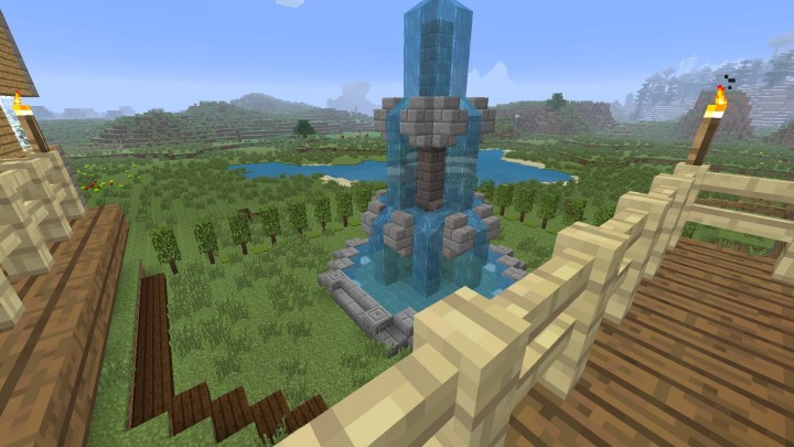 Construction de Razeria-Village médiéval PS4 Minecraft Map