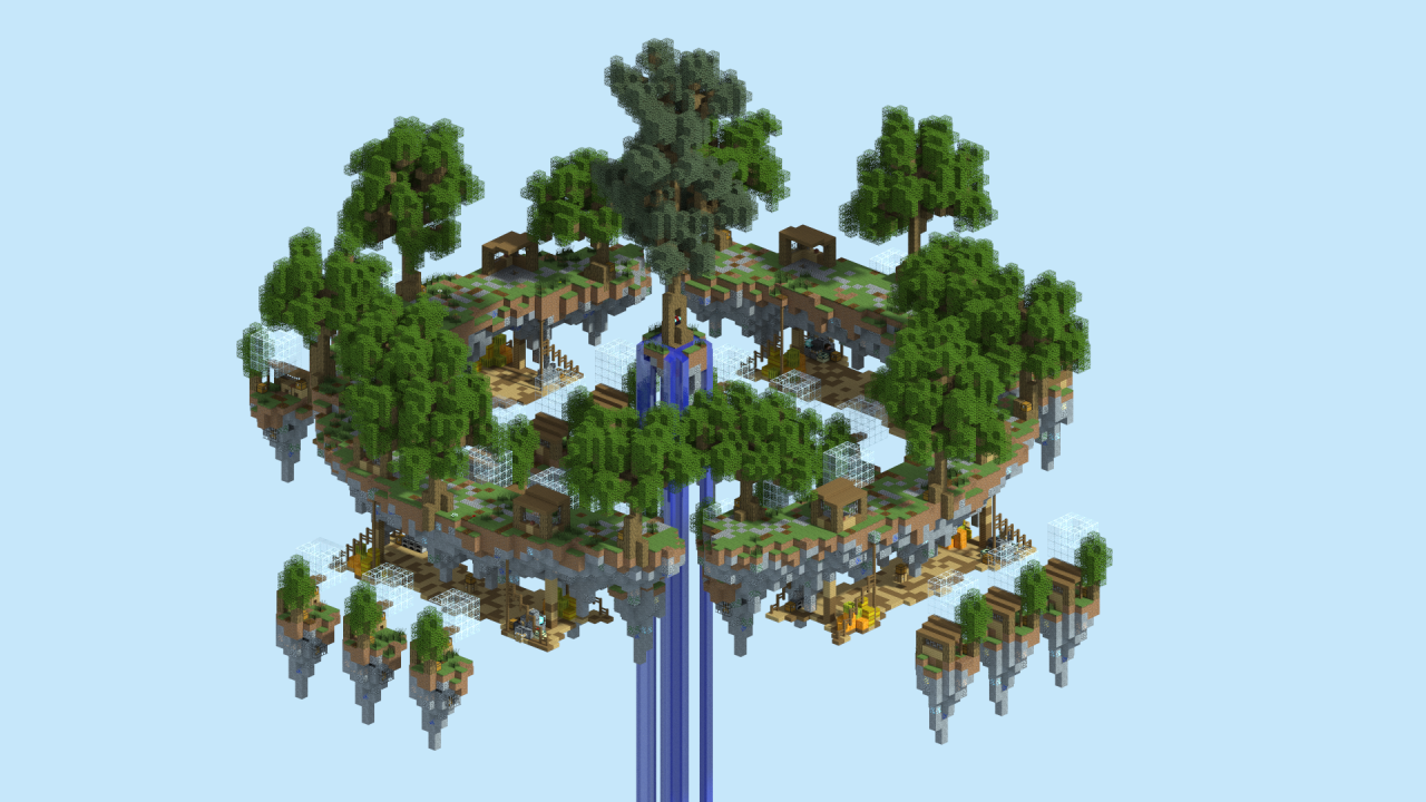 Miners Ring SkyWars Minecraft Map