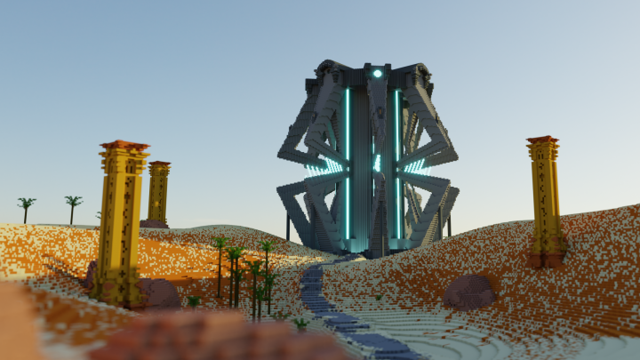 Sci-Fi Build alien idk Minecraft Map